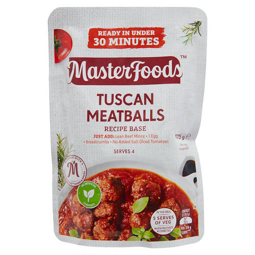 Tuscan Meatballs Recipe Base 175g